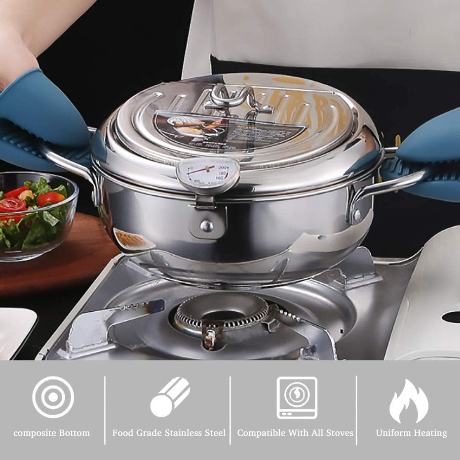 Friggitrice ad immersione con controllo della temperatura – Style Maha